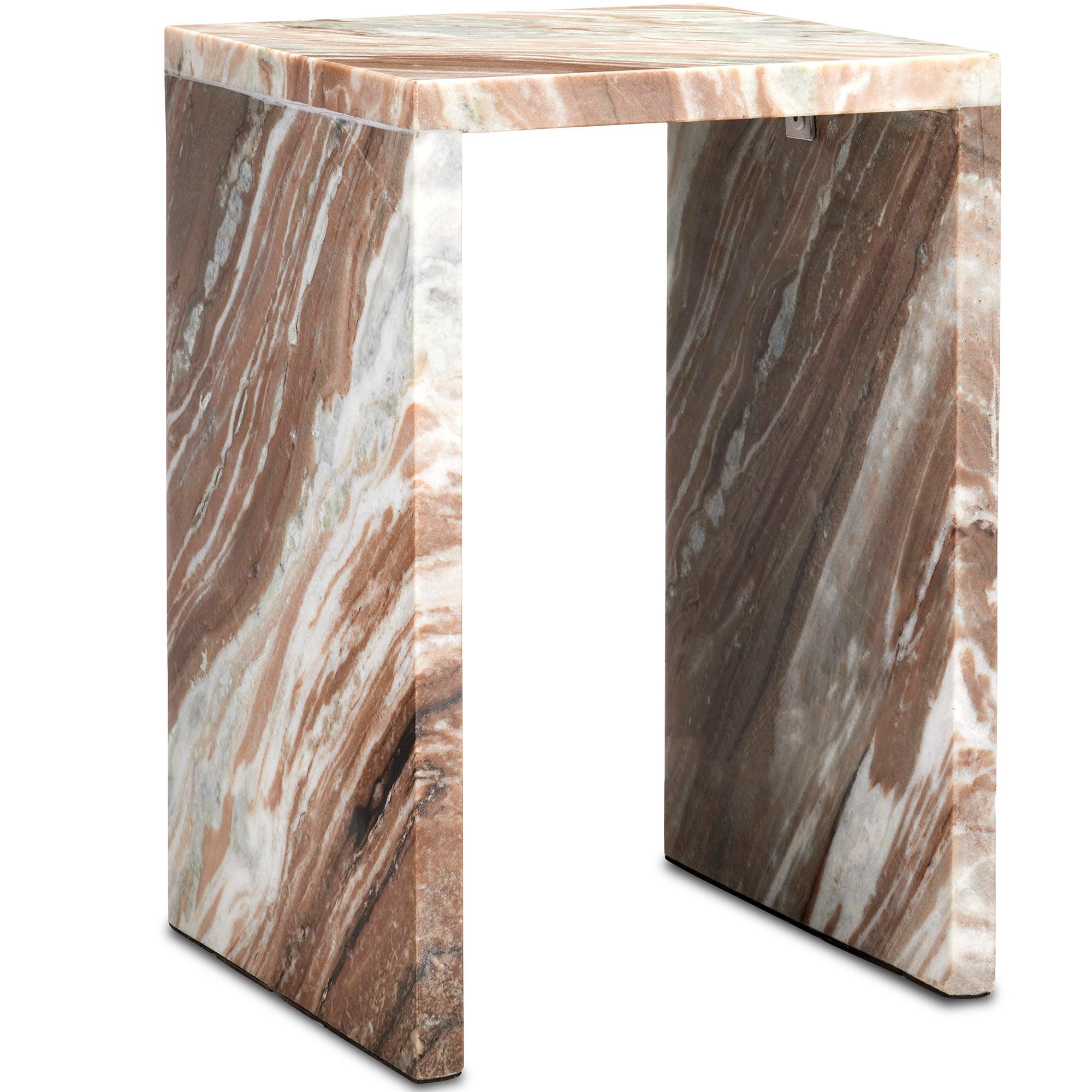 Contemporary Marble Side Table