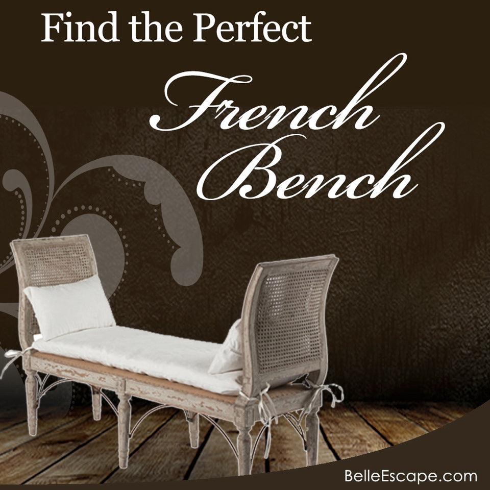 Find the Perfect French Bench!