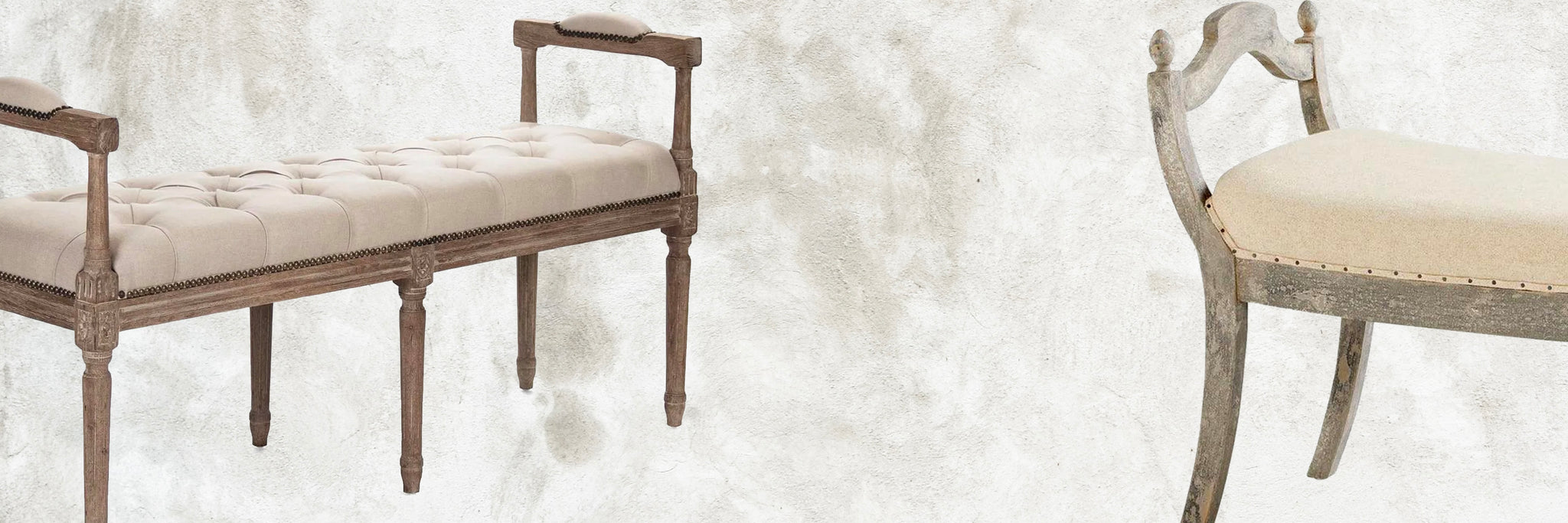 Beautiful French Benches | Bedroom Benches