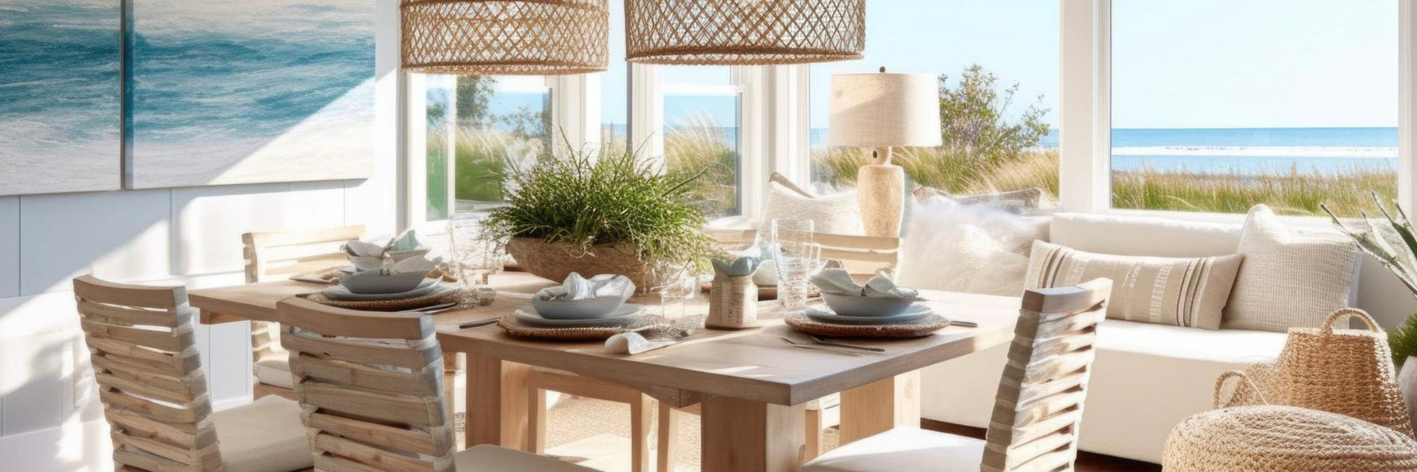 Natural Coastal Furniture & Décor | Beach-Inspired Home Collection