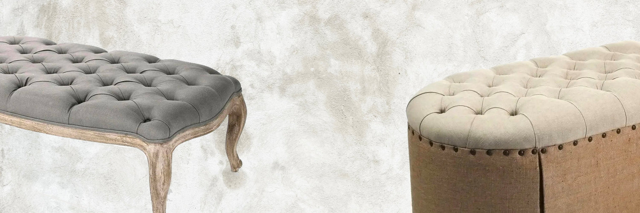 Ottomans | French Country, Tufted, Round & Rectangular Styles