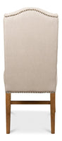 Ivory High Back Dining Chairs - Set of 2
