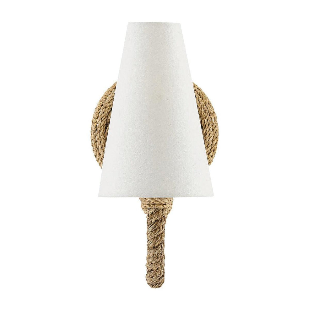 Coastal Merchant Rope Candlelit Wall Sconce