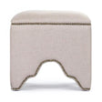 Cream Cubic Stool
