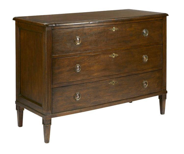 Classic French Chest with Brass Pulls | French Country Dressers
