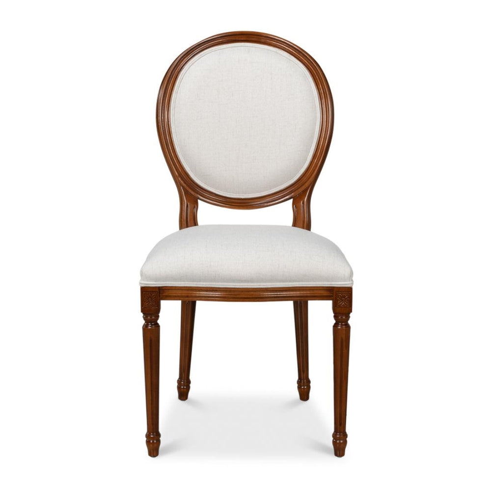 Old World Walnut Dining Chair - Set of 2