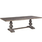 Scroll Motif Top Pedestal Dining Table