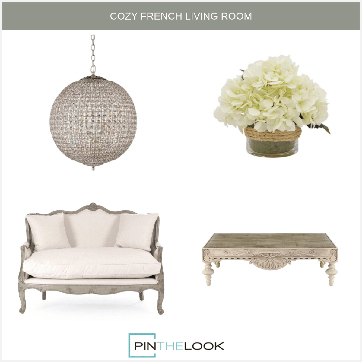 French Florette Coffee Table