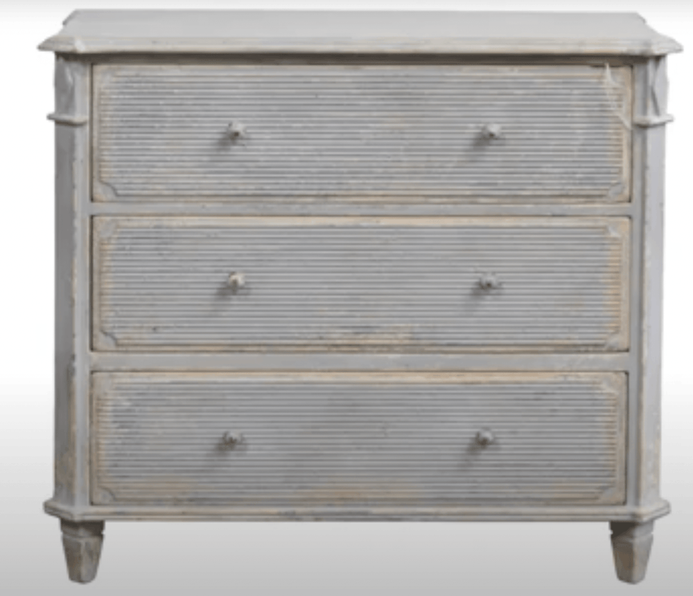 Distressed Blue Drawer Chest | Shabby Chic Style