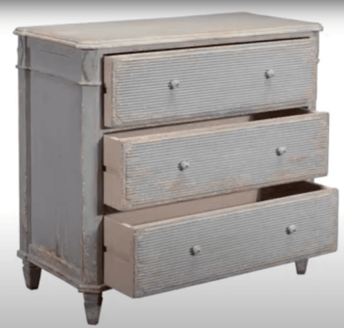 Distressed Blue Drawer Chest | Shabby Chic Style