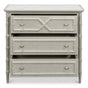 White Porcelain Top Bamboo Side Chest