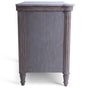 Angeline Marble Top Contemporary Side Chest | Gray Finish