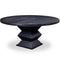 Aztec Black Round Dining Table