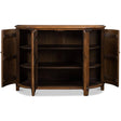 Brown Rustic Brooks Demilune Sideboard