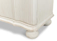 Clarisse Antique White Ribbed 2-Door Cottage Chic Sideboard