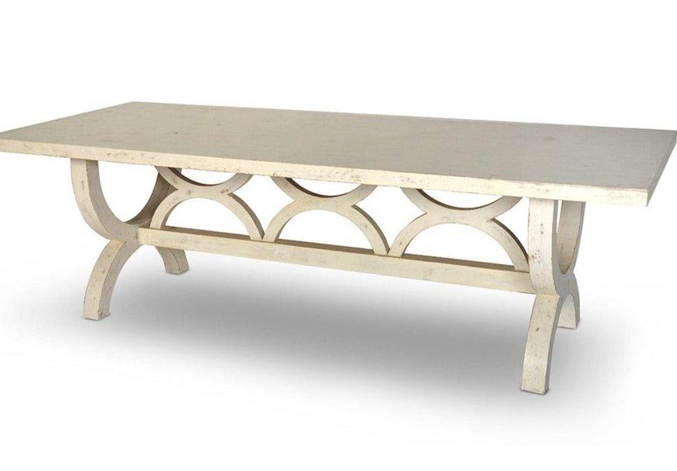 Curvy Scroll Base Dining Table