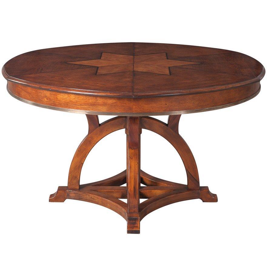 Etoile Expandable Jupe Dining Table | Star Pattern Top