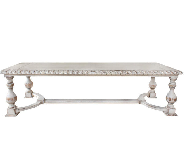 Extra Long Bianca Dining Table | Regal European Chateau Design