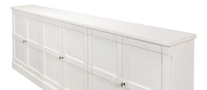 Extra Long Solid White Buffet