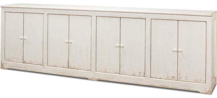 Extra Long White Cottage Buffet