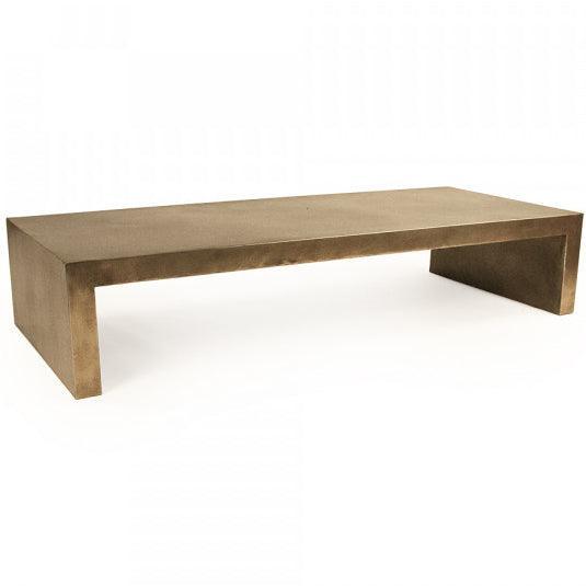 Gold Glam Modern Iron Coffee Table