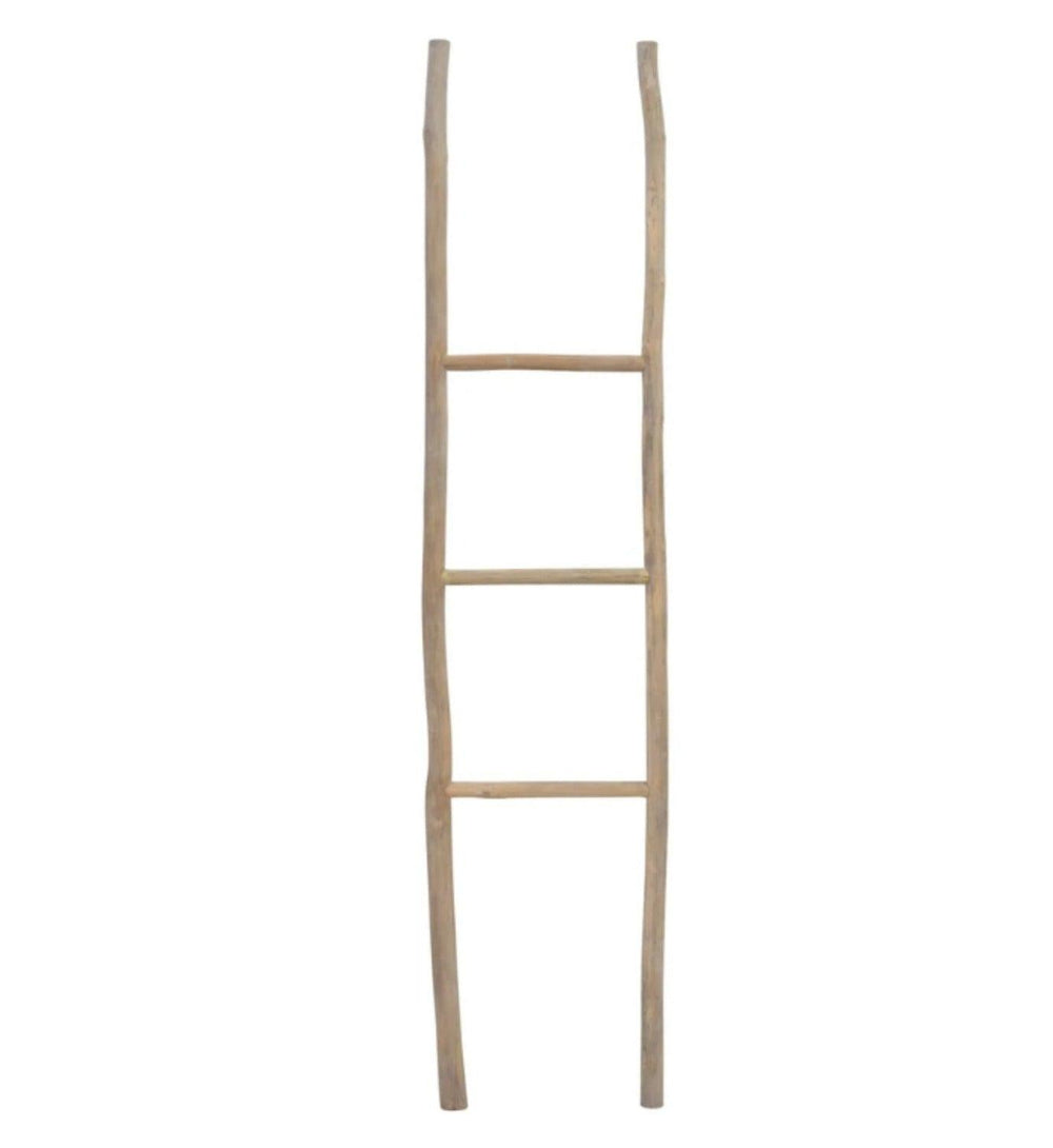 Natural Teak Branch Ladder