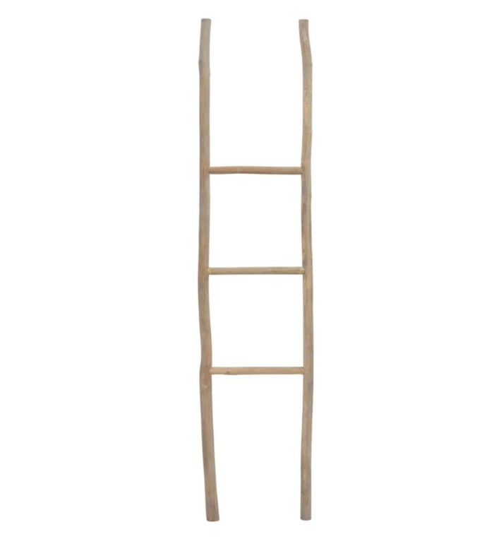 Natural Teak Branch Ladder