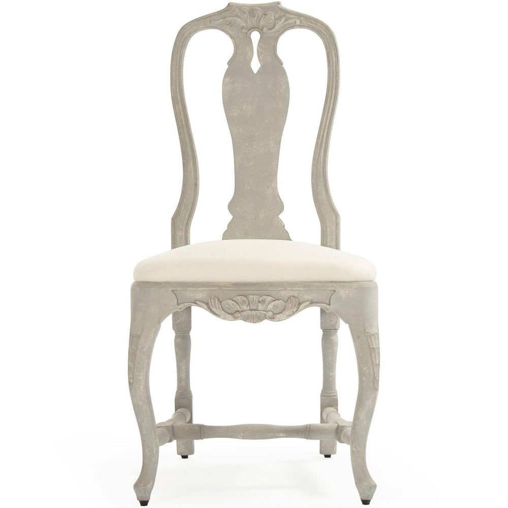 Light French Blue Gray Dining Chairs