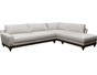 Long Wood Platform White Sectional | Custom Sizes Available