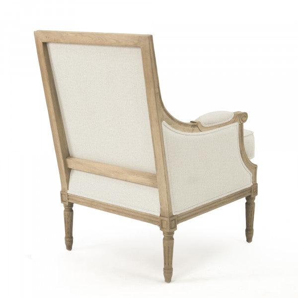 Louis Natural Beige Club Chair