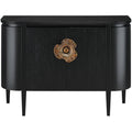 Modern Brass Fleur Demilune Sideboard