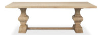 Natural Sienna Pedestal Dining Table