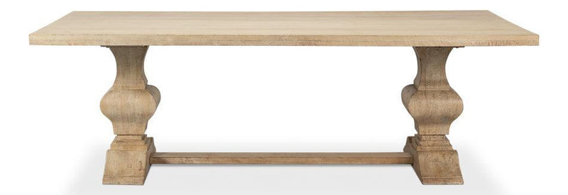 Natural Sienna Pedestal Dining Table