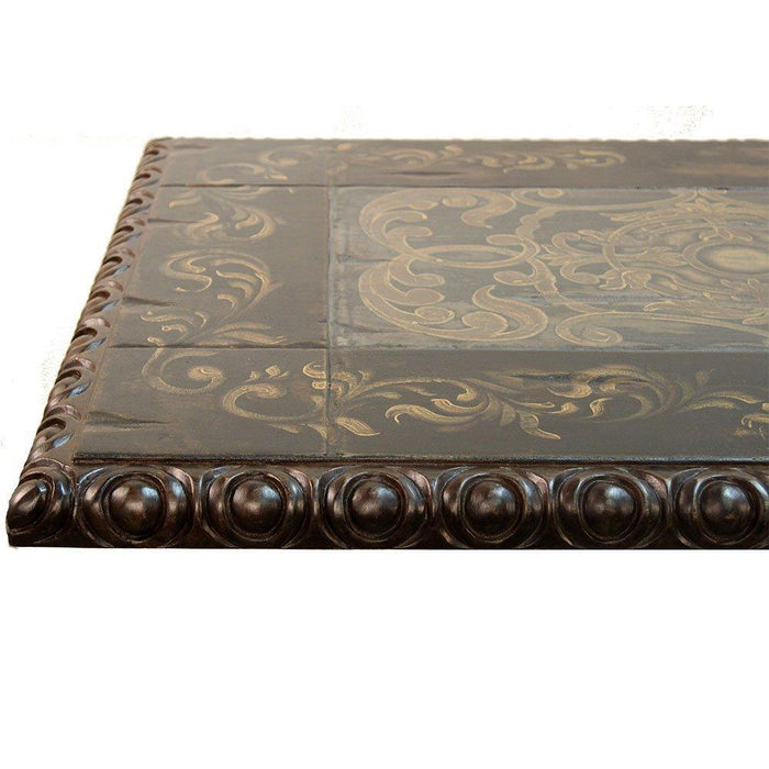 Navarra Painted Scroll Top Dining Table