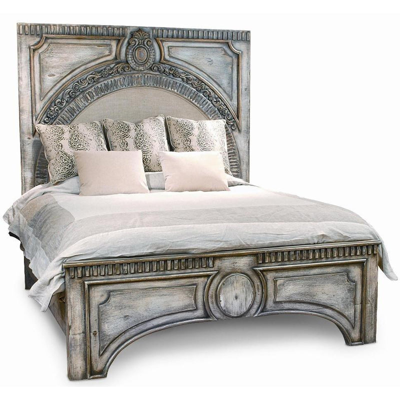 Ornate Gray Wash Amelie Bed | Spanish Beds