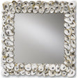 Oyster Shell Square Mirror | Coastal Cottage