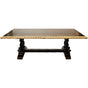 Pamplona Spanish Scroll Top Dining Table