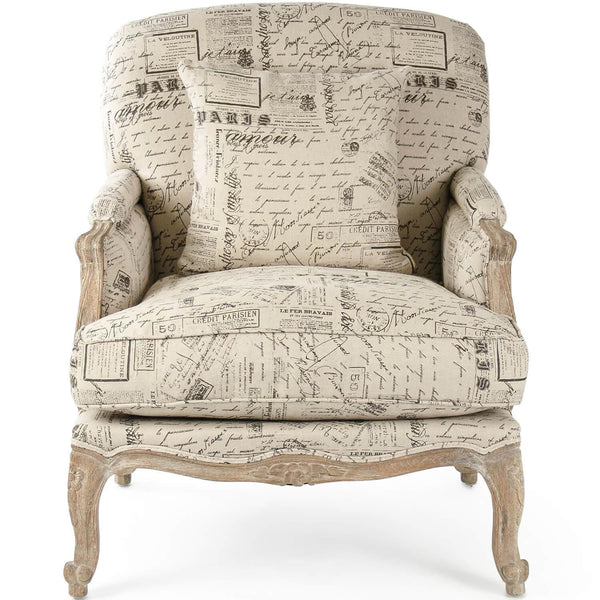 Beautiful French Accent Chairs | Upholstered Armchairs