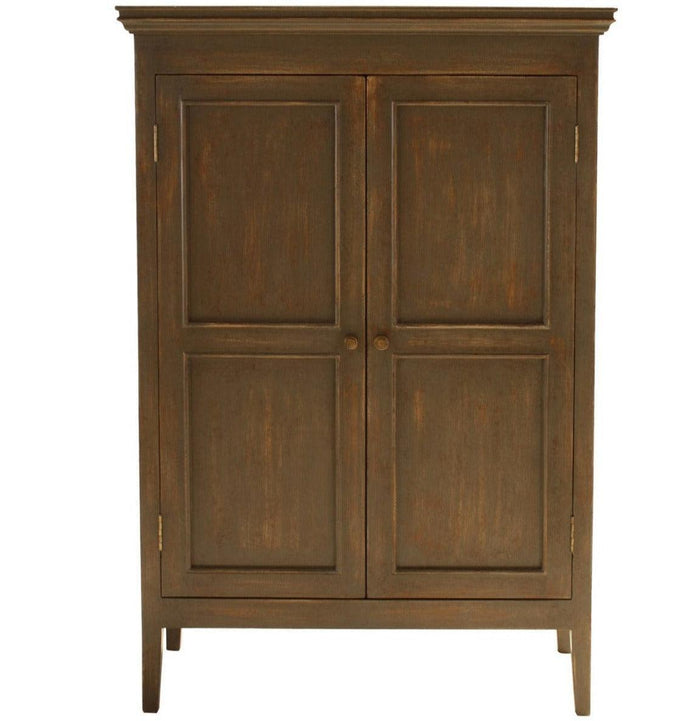Petite Farmhouse Armoire | Classic Wooden Armoire | Color Options
