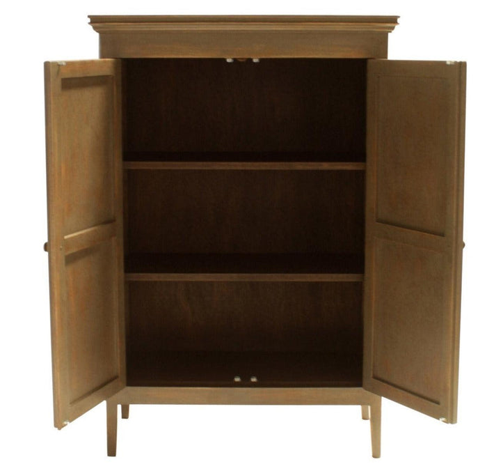 Petite Farmhouse Armoire | Classic Wooden Armoire | Color Options