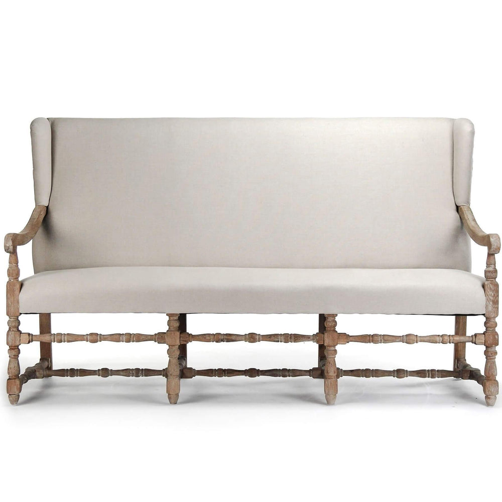 Provence Chic High Back Bench