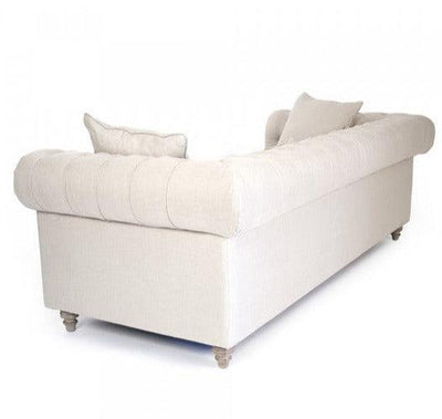 Provence Tufted Linen Sofa | Provence Chic