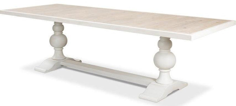 Rustic Dining Tables | Farmhouse Plank Tops & Distressed Wood Tables