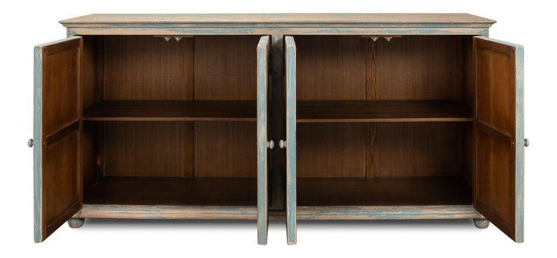 Serenity Blue Coastal Cottage Sideboard
