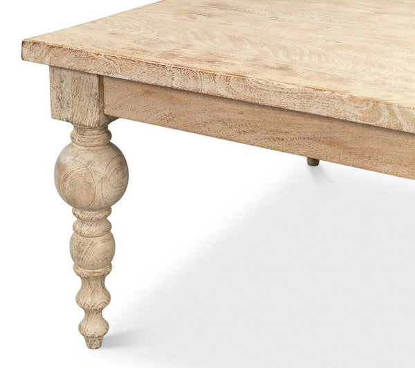 Sienna Turned Leg Coffee Table