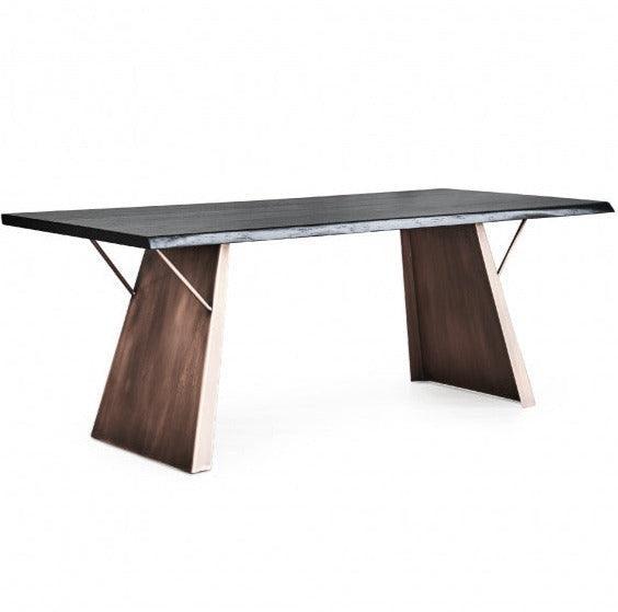 Steel Modern Industrial Chic Dining Table