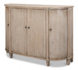 Stone Gray Brooks Demilune Sideboard