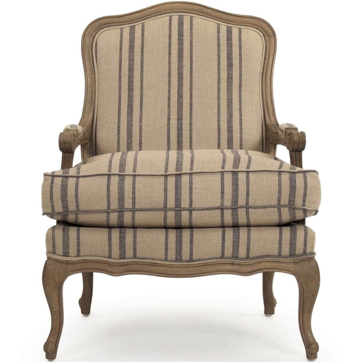 Striped French Chair | French Country – Belle Escape
