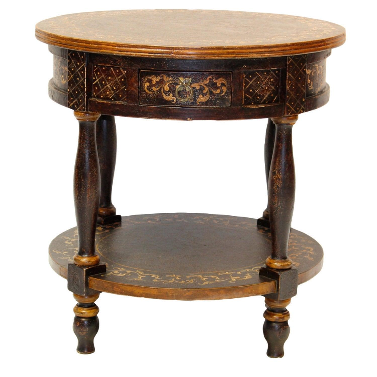 Tiziana Scroll Top Accent Table