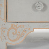 White Distressed Farm Chest | French Country